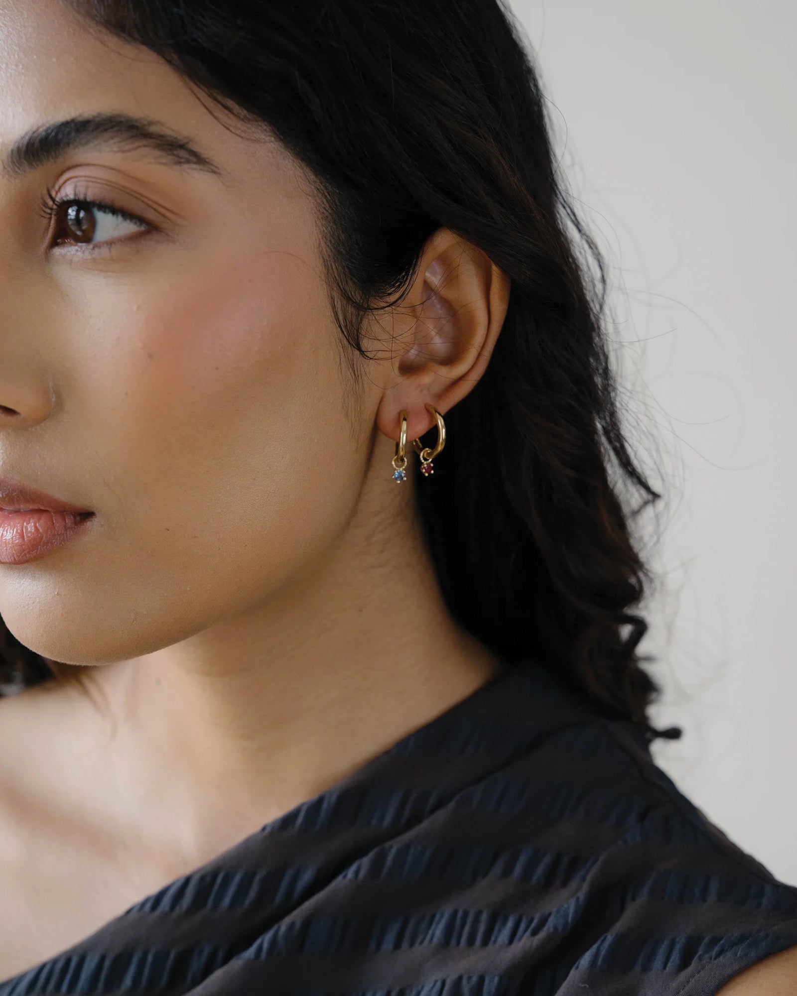 Hoop Earrings and Huggies | Blue Ruby Jewellery, Vancouver, Canada