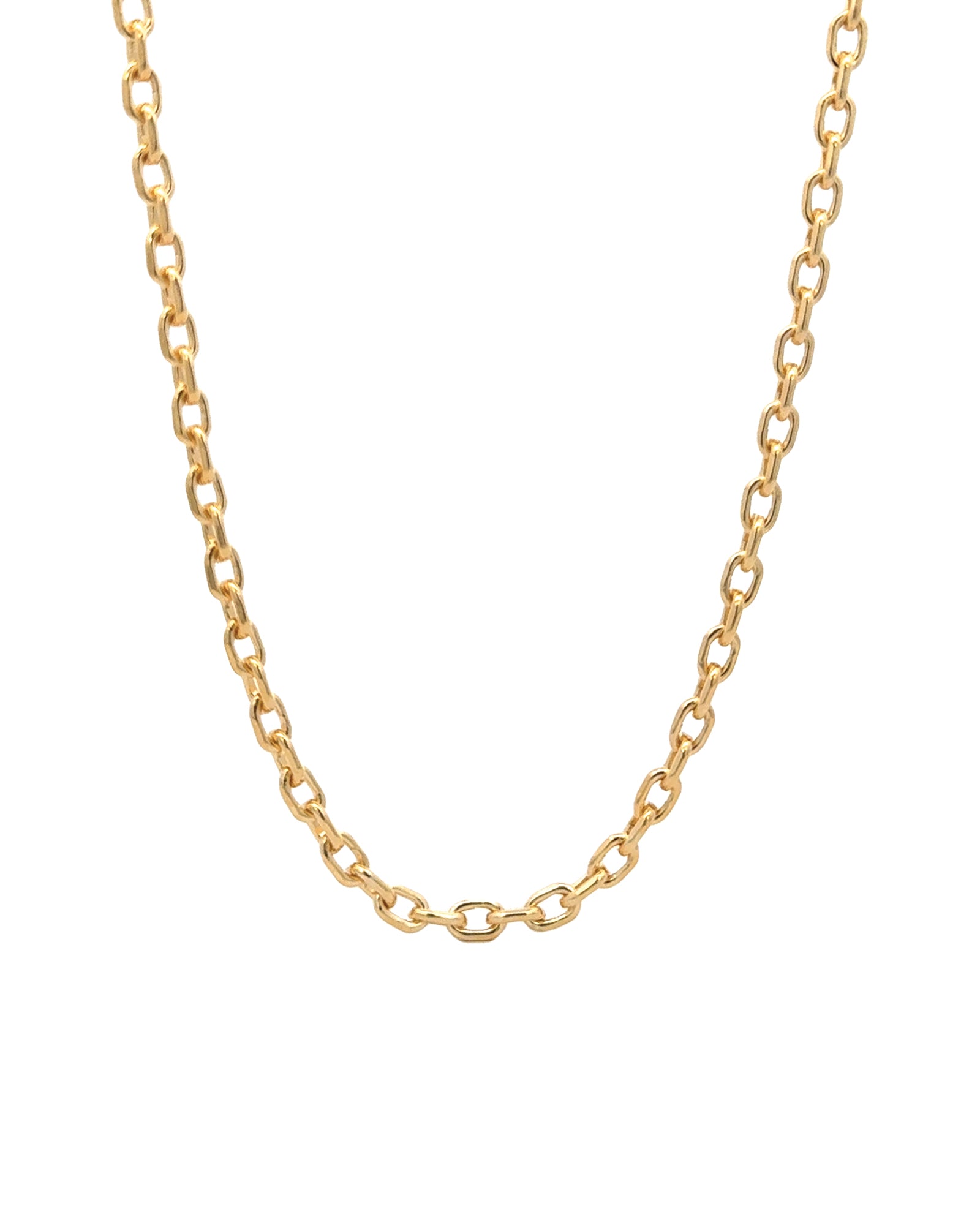 1948 Satellite Cable Chain Necklace 14k Gold Filled Blue Ruby Jewellery Canada